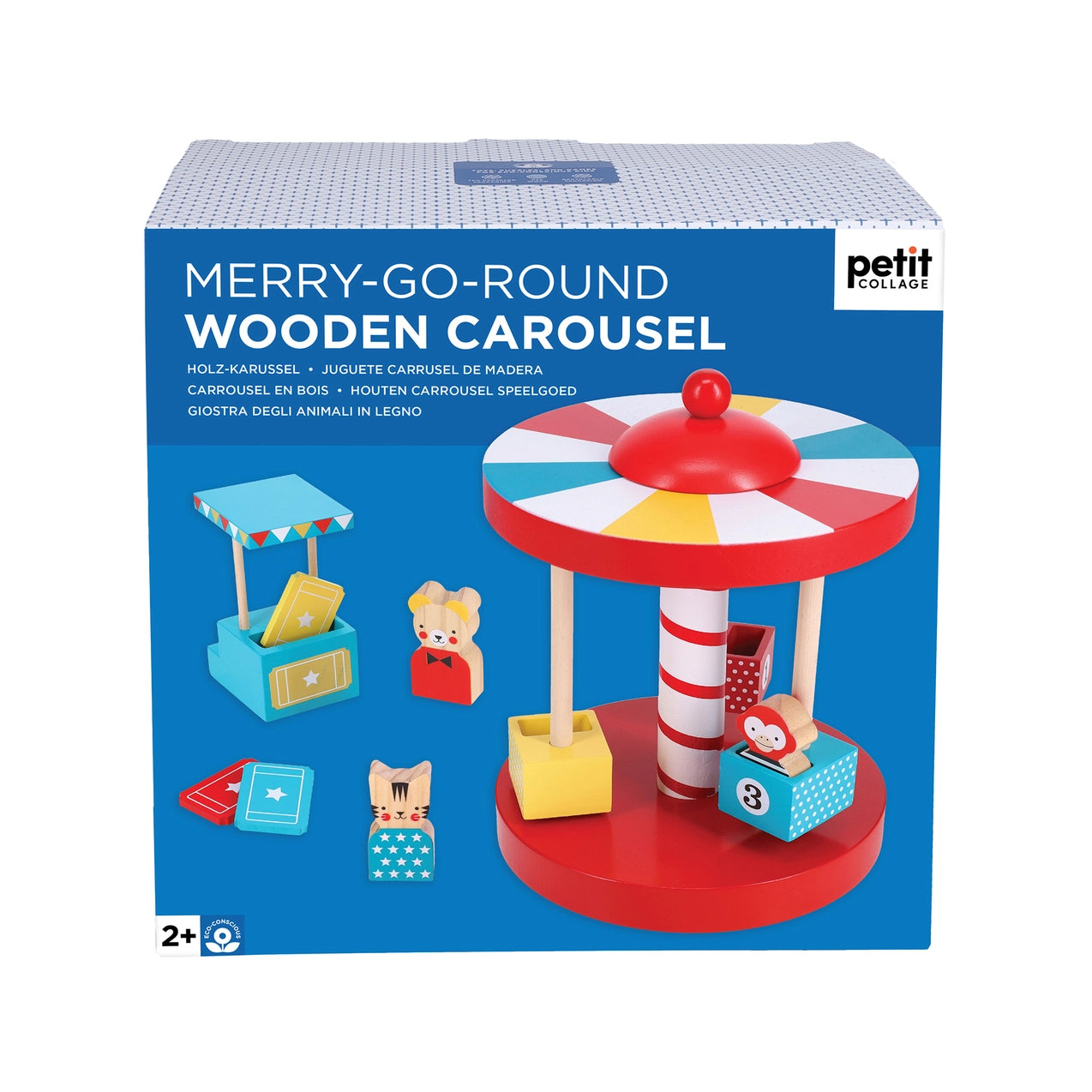 Merry-Go-Round Wooden Carousel – Bon Bon Shoppe